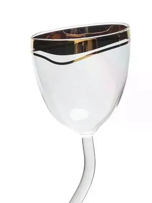 SELETTI Classics On Acid Regal Wine Glass - White