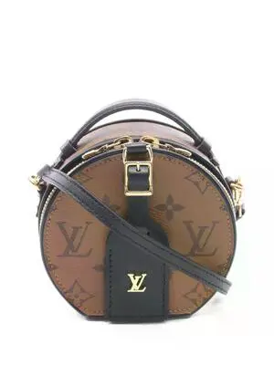LOUIS VUITTON 2012 Mini Boîte Chapeau Monogram Reverse Shoulder Bag