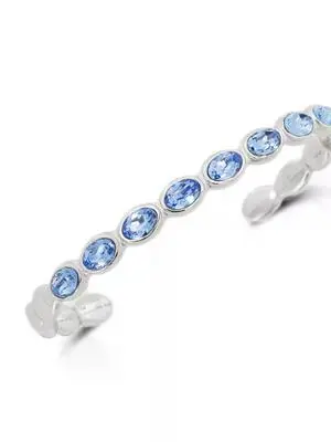 Guess Divine Crystal-embellished Cuff Bracelet - Silver