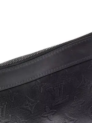 LOUIS VUITTON Discovery Pochette Monogram Shadow Leather Gm Pouch