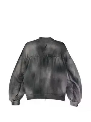 THOM KROM Washed Bomber Jacket - Grey