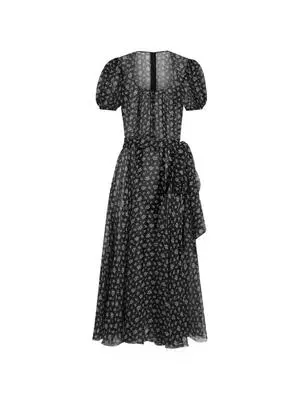 Dolce & Gabbana Floral Print Chiffon Dress