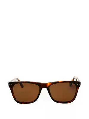 PRIVE REVAUX Night Life/s Rectangle-frame Sunglasses - Brown