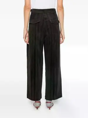 LA PISCINE Belted Corduroy Trousers