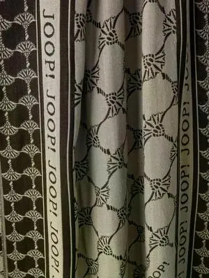 JOOP! Cornflower-pattern Fringed Scarf