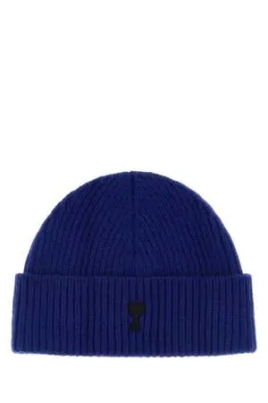 AMI Paris Wool Beanie - Blue