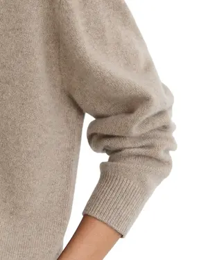 REISS Jenna Cashmere V Neck Sweater - Neutral