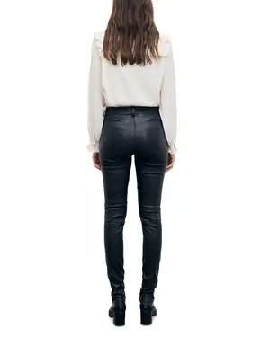 Gerard Darel Muse Leather Straight Pants