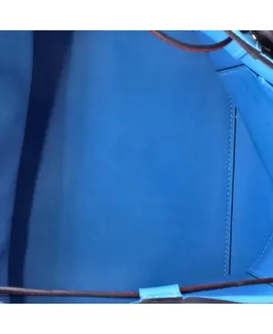Hermès 17 Licol Leather Shoulder Bag - Blue