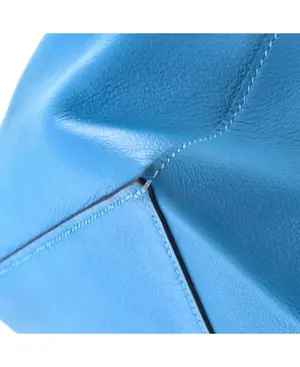 Hermès 17 Licol Leather Shoulder Bag - Blue