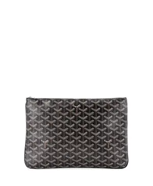 Goyard Mm Senat Zip Pouch Coated Canvas