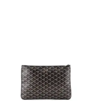 Goyard Mm Senat Zip Pouch Coated Canvas