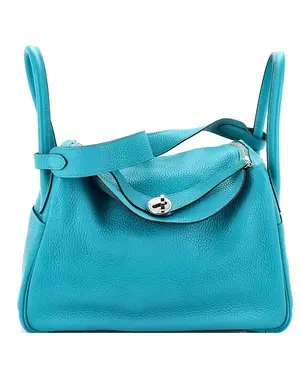 Hermès 30 Lindy Bag Clemence - Blue