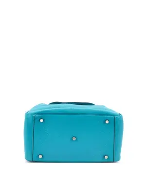 Hermès 30 Lindy Bag Clemence - Blue
