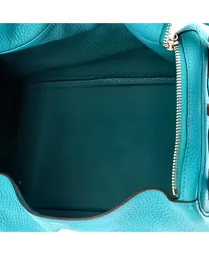 Hermès 30 Lindy Bag Clemence - Blue