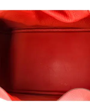 Hermès 34 Lindy Bag Clemence - Red