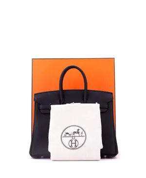 Hermès Birkin 25 Handbag Black Togo With Palladium Hardware