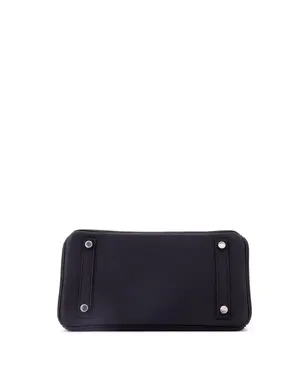Hermès Birkin 25 Handbag Black Togo With Palladium Hardware