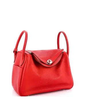 Hermès 30 Lindy Bag Clemence - Red