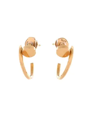 CARTIER Small Juste Un Clou Hoop Earrings 18k Rose Gold - Pink
