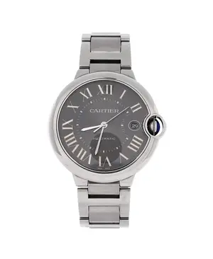 CARTIER Ballon Bleu De Automatic Watch In Stainless Steel 40mm - Dial Color: Gray