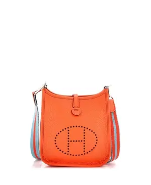 Hermès Tpm Evelyne Bag Gen Iii Clemence - Orange