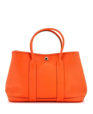Hermès 30 Garden Party Tote Leather - Orange