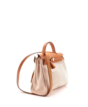Hermès 31 Herbag Zip Criss Viking Toile And Leather