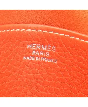 Hermès 31 Halzan Bag Clemence - Orange