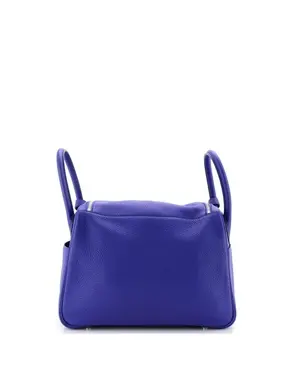 Hermès 30 Lindy Bag Clemence - Blue