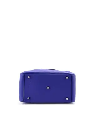 Hermès 30 Lindy Bag Clemence - Blue