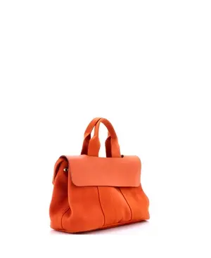 Hermès Pm Valparaiso Bag Toile And Leather