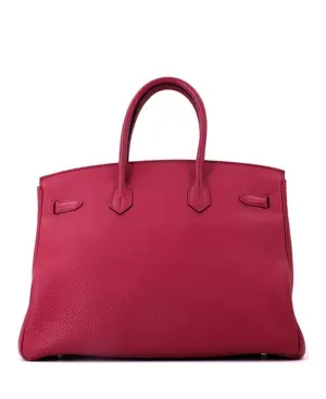Hermès Birkin 35 Handbag Red Togo With Palladium Hardware
