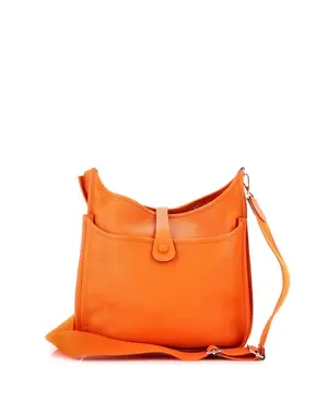 Hermès Gm Evelyne Bag Gen Iii Clemence - Orange