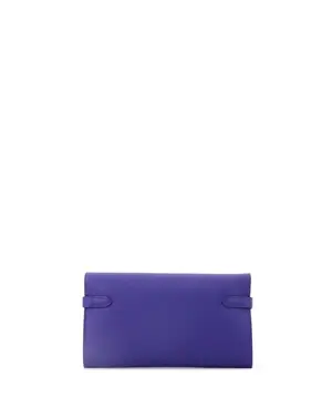 Hermès Long Kelly Wallet Epsom - Blue