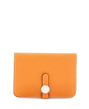 Hermès Dogon Compact Wallet Leather - Brown