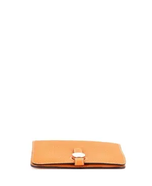 Hermès Dogon Compact Wallet Leather
