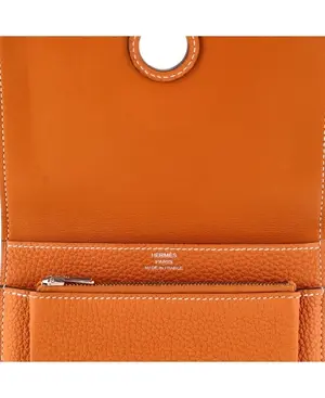 Hermès Dogon Compact Wallet Leather