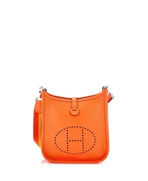 Hermès Tpm Evelyne Bag Gen Iii Clemence Orange