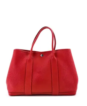 Hermès 36 Garden Party Tote Leather - Red