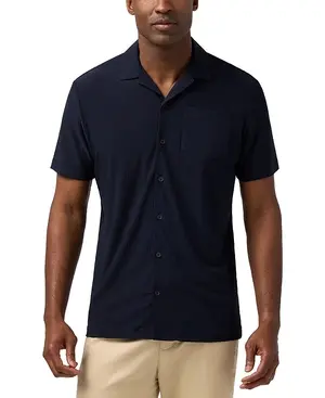 Mizzen+main Copa Camp Shirt - Navy Regular