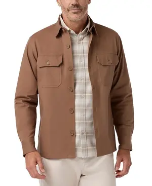 Mizzen+main Warren Shirt Jacket - Mocha