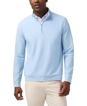 Mizzen+main Easton Quarter Zip Sweater - Cloud Blue Regular