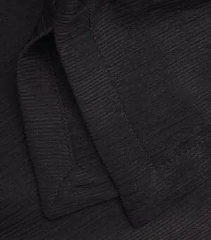 Eskandar Silk Plissé Midi Dress