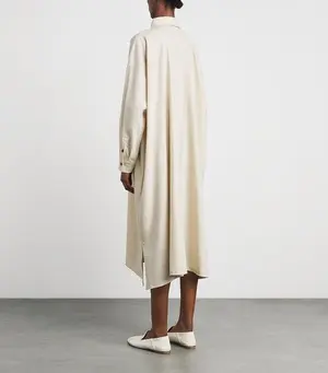 Eskandar Wool-blend Shirt Dress