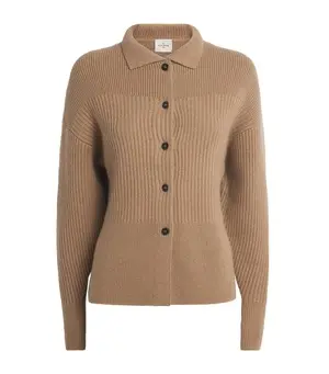 Le Kasha Organic Cashmere Kalaru Cardigan - Beige