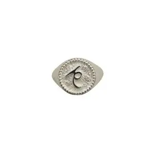 CLAIRE HILL DESIGNS Rebel Signet Ring - Silver