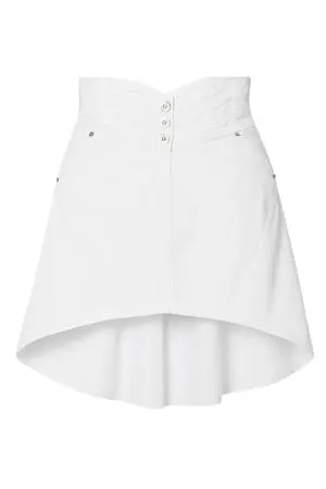 CONQUISTA High-waist Asymmetric Skirt – Modern Tailoring & Effortless Style