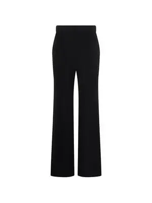 MOORER Matilde-cwh Wide-leg Trousers - Black