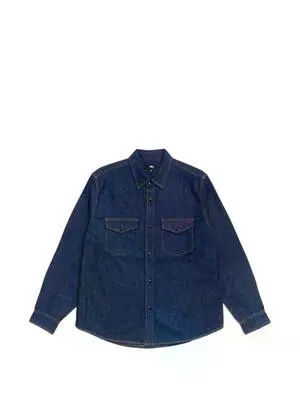 StÜssy Denim Western Shirt - Blue